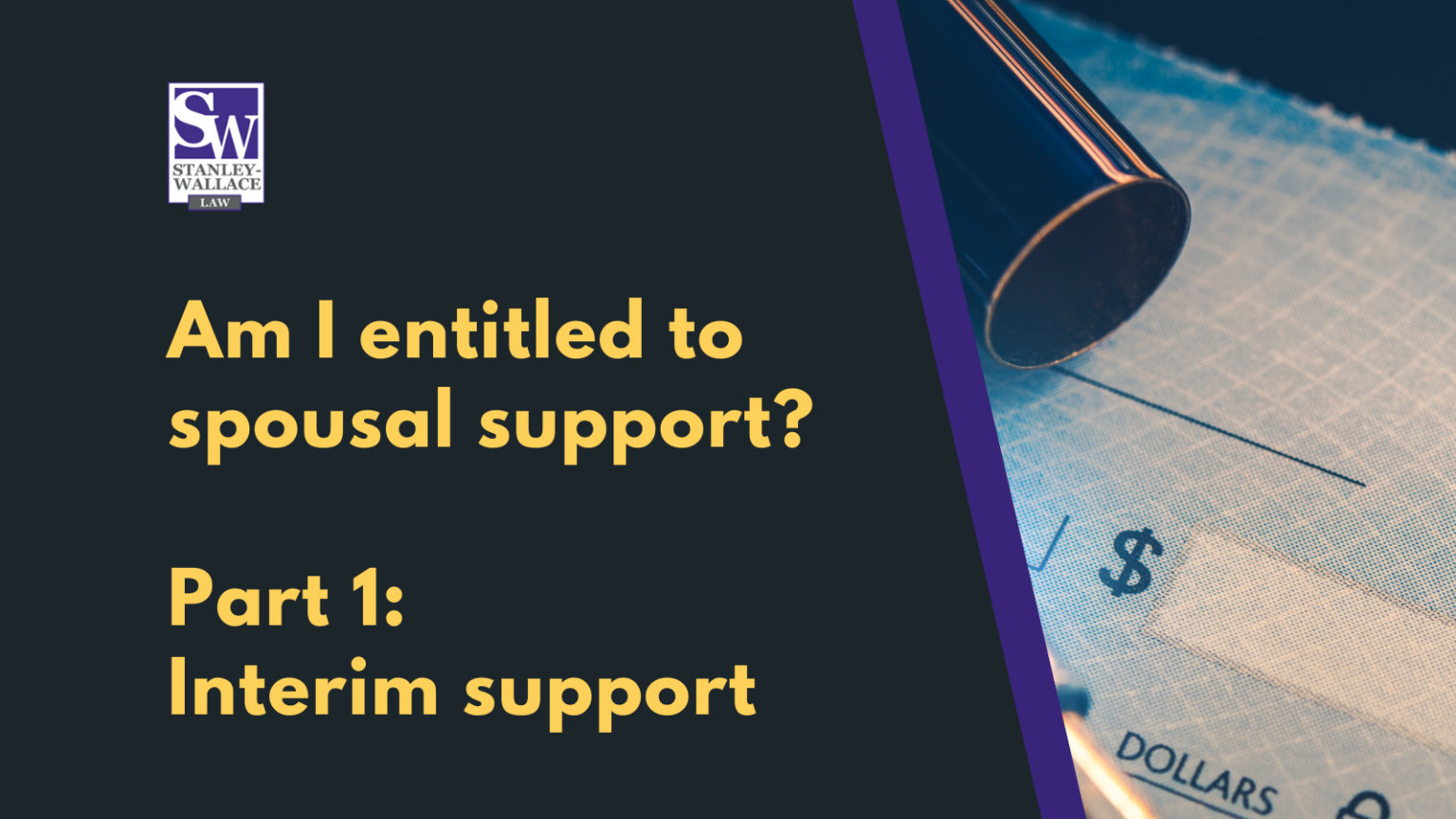 Am I entitled to Interim spousal support in Louisiana?